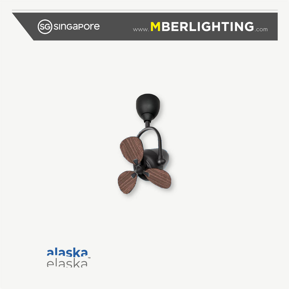 eSKYE Corner Fan DARK WOOD – MBER Lighting & Ceiling Fan